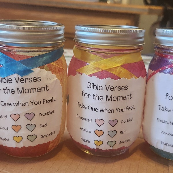 100 Promises From God DIY Jar Catholic Present 100 Revised Standard ...