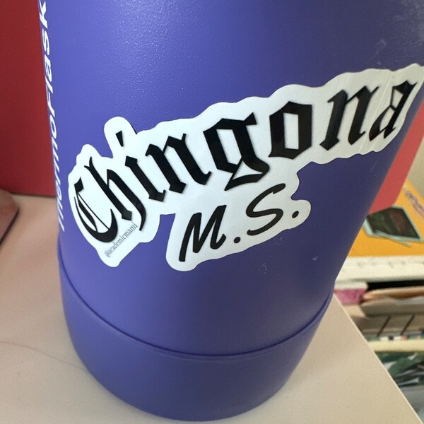 Chingona Vibes Only Vinyl Sticker Decal - Etsy