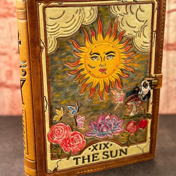 A3 Custom Leather Photo Album, 13x20 Inches Leather Book, Personalized ...