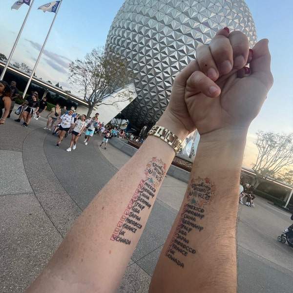 Drinking Around the World Tattoo-food & Wine Festival-epcot World ...