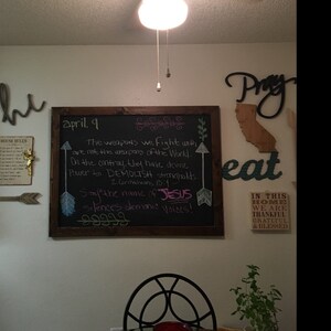 Large Chalkboard 36x48, Large Farmhouse Chalkboard, Rustic Kitchen ...