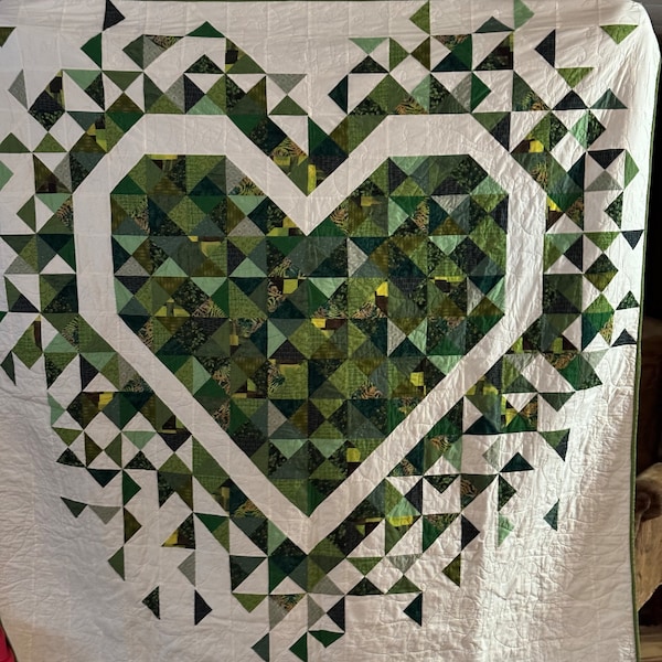 PDF Exploding Heart Quilt Pattern Digital Download by Slice of Pi ...
