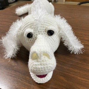 Amigurumi Crochet Pattern for Falkor Inspired Luck Dragon. - Etsy