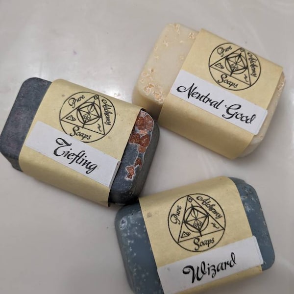 Create-your-character RPG Themed Soap Trio - Etsy