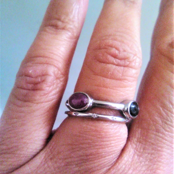 Sprinkle Diamond Ring by Caitlyn Minimalist • Space Diamond Eternity ...