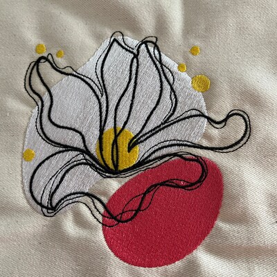 Flower Alphabet Letter A Embroidery Design Machine Embroidery - Etsy