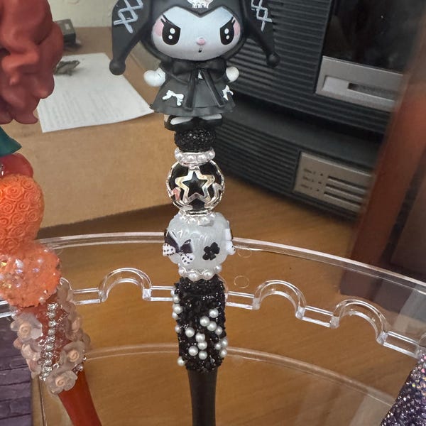 DEMON SLAYER Fancy PEN | Cute Custom Beaded Pens | Fun Gift | Office ...