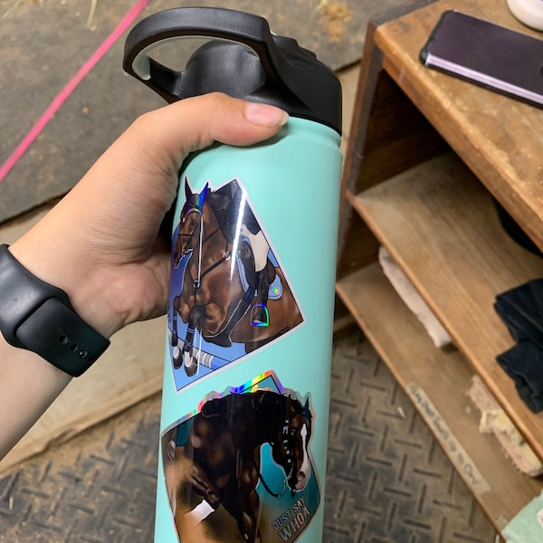 Reining Horse Sticker | Quarter Horse AQHA Sticker | Equestrian Sticker ...