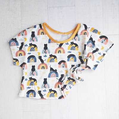 Dolman Loose Fit Shirt Pattern. PDF Printable and Projector Sewing ...