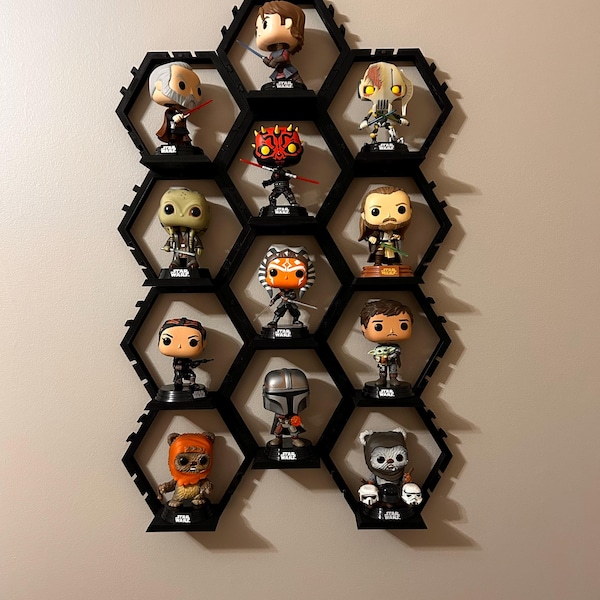 Funko Pop Box Locking Wall Shelf Box Display Funko Pop Stage Funko Pop ...