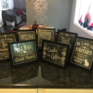 DIY Printable Chalkboard Style CARDS & GIFTS Sign Victoria - Etsy