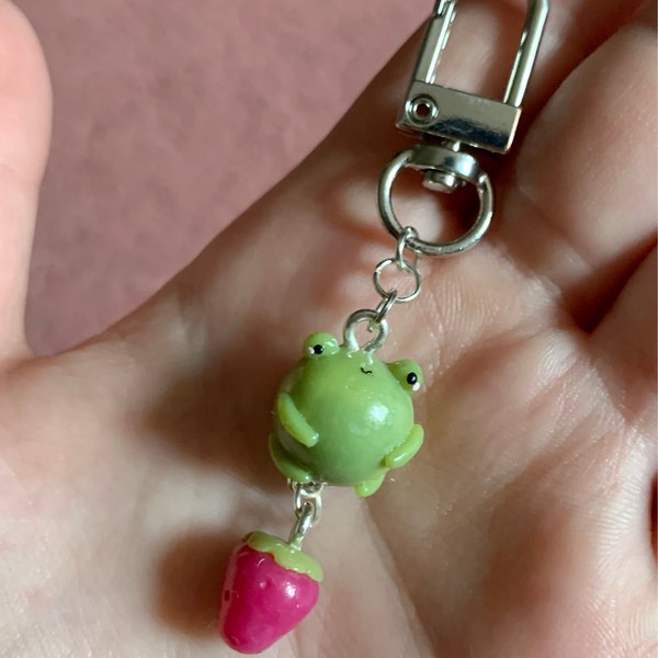 Cute Matcha Tayaki Bear Charm / Handmade Polymer Clay Charms ...