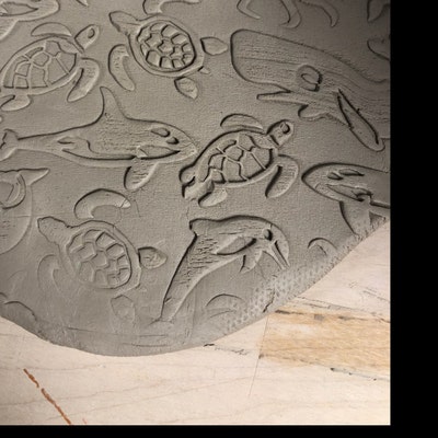 DEEP BLUE OCEAN embossing Rolling Pin for Cookies, Embossed Biscuits ...