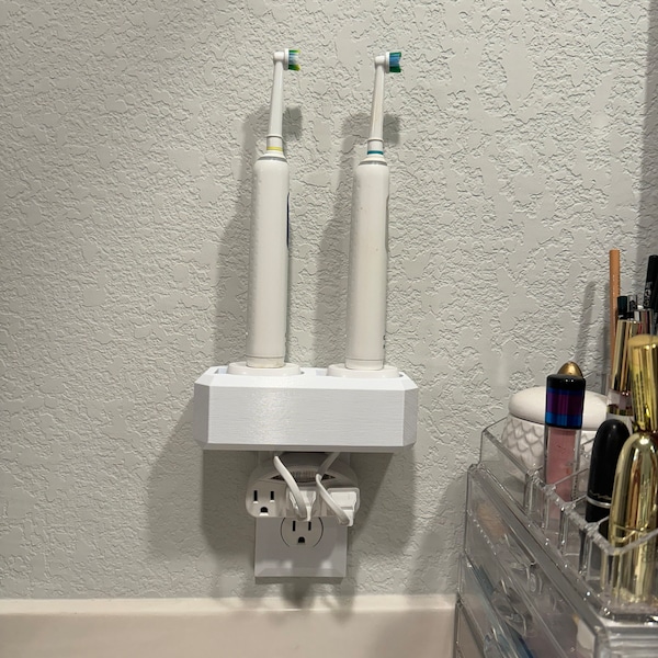 Electric Toothbrush Holder With Dual Charger, Philips Sonicare, Oral-b ...