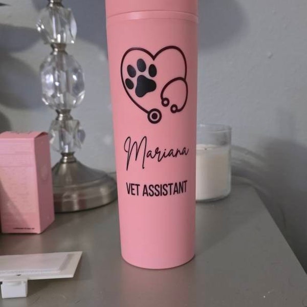Veterinarian Gift, Personalized Veterinarian Tumbler, Vet Tech Gift ...