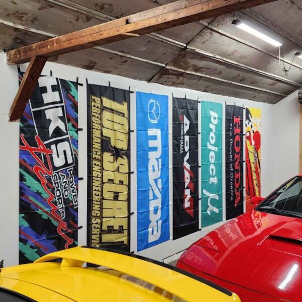 JDM Nobori Flags Premium Nismo Greddy Nissan Skyline GTR Omori Factory ...