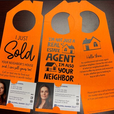 I'm Not Just a Real Estate Agent, I'm Also Your Neighbor Door Hangers ...