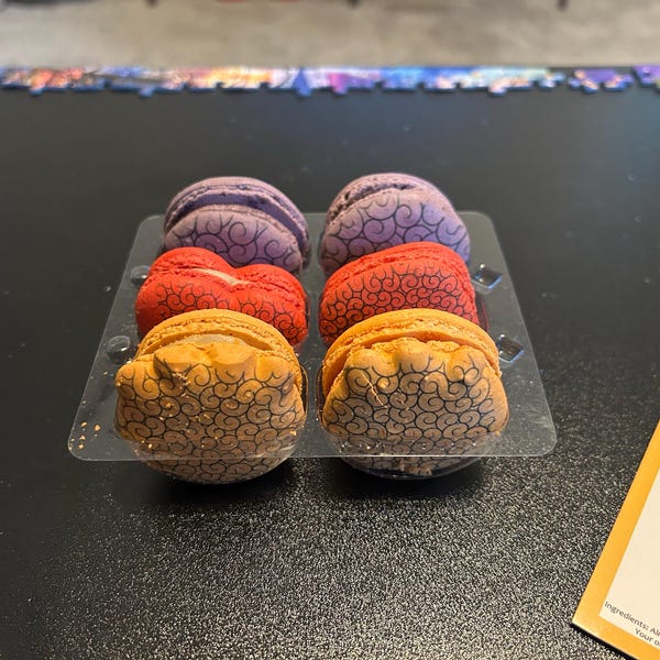 Moon Phases French Macarons - 6, 12 or 24 - Choose Flavors Macaroons ...