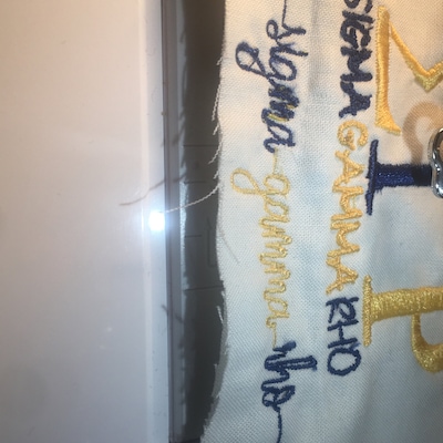 Sigma Gamma Rho Sorority Arrow Digital Machine Embroidery Design Greek ...