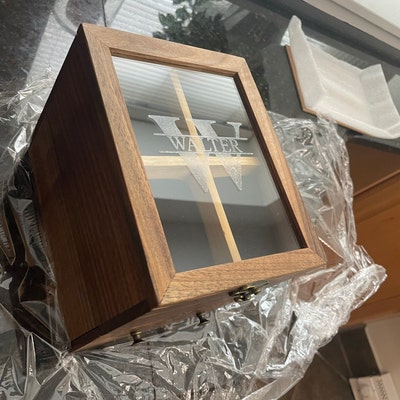 Custom Engraved Wooden Watch Case for Men Holds up to 12 Watches ...