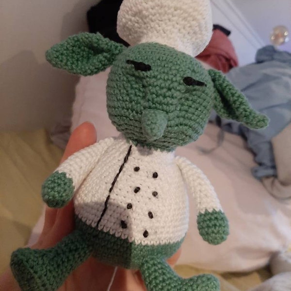 CROCHET PATTERN for Adorable Chef Hat for Amigurumi to Wear! - Etsy