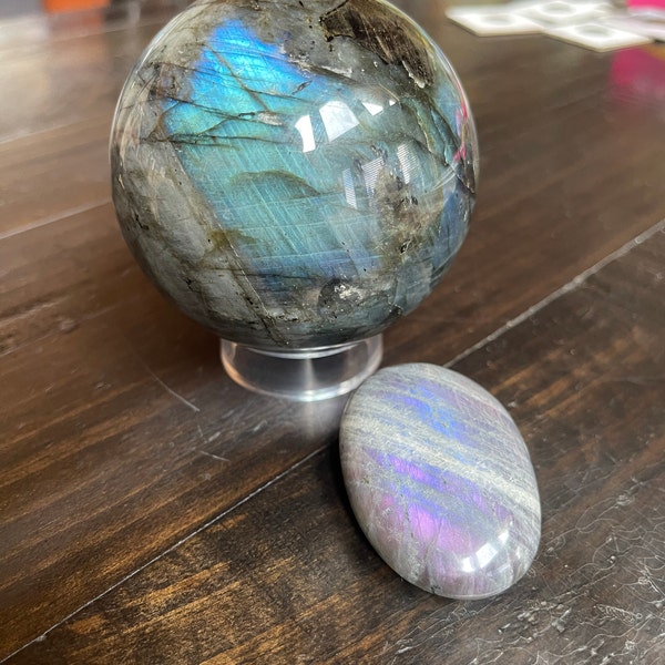 Rainbow Jade Sphere | 7 Color Jade Sphere - Etsy