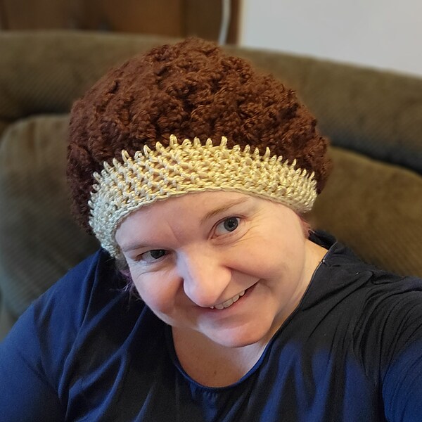 Crochet PATTERN: Oak Sprite Hat / Adult Size Acorn Hat / Crocodile ...