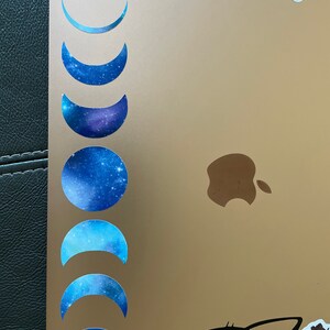 Moon Phases Vinyl Decals / Hydro Flask Car Laptop Stickers | Etsy