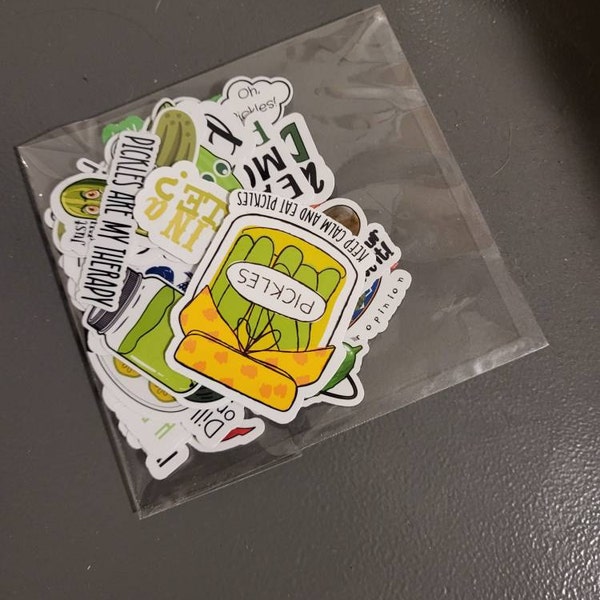 Pickle Sticker Pack | Stickers | Stickers for Laptop | Water Bottle ...