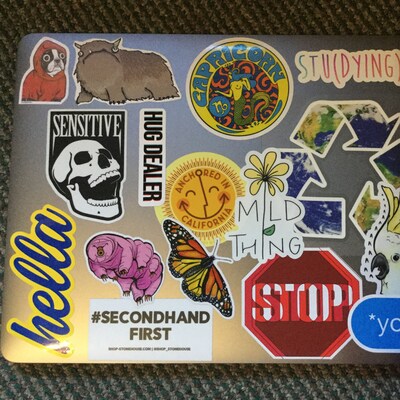 Hella Blue & Yellow Die Cut Sticker Hella Warriors Bay Area Die Cut ...