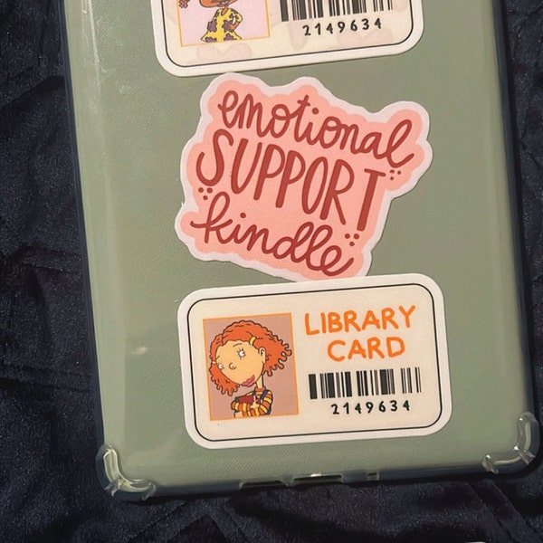 Ginger Library Card Sticker, as Told by Ginger Library Card Sticker ...