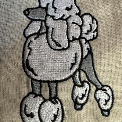Cockapoo Machine Embroidery File Design 4 X 4 Inch Hoop Cockapoo ...