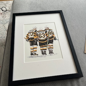 Boston Jeremy Swayman and Linus Ullmark by Mikenguyenart // - Etsy
