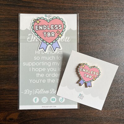 Library Card Pin Bookworm Enamel Pin Bookish Pin Gifts for Readers ...