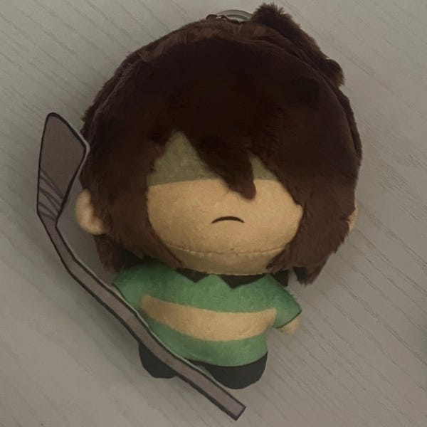 Deltarune Kris 10cm Plush ,chibi Kris Plushie ,gift for Deltarune Lover - Etsy
