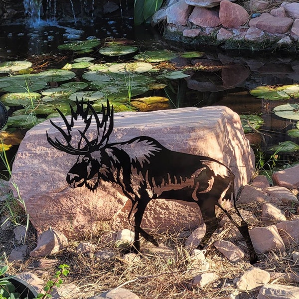 Metal Trout Sign | Fisherman Gift | Metal Wall Art | Outdoor Metal ...