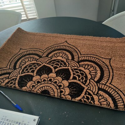 Mandala Door Mat Boho Pagan Wiccan Hippie Sacred - Etsy