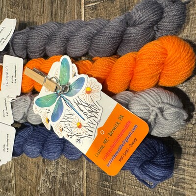 Cheese Ball DK NONSUPERWASH 4-ply Organic Merino Wool Hand Dyed Yarn ...