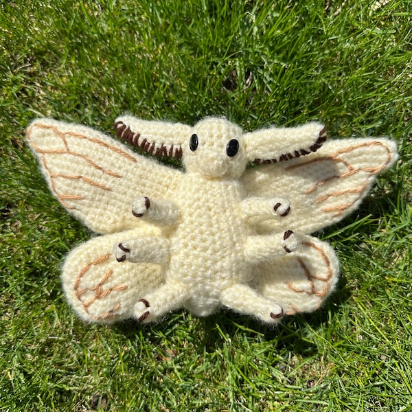 Poodle Moth Crochet Pattern ~ Amigurumi PDF Patterns ~ ENGLISH ...