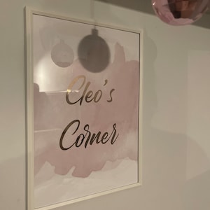 Custom Quote Print, Custom Poster in Gold Rose Gold Copper Foil, Custom ...