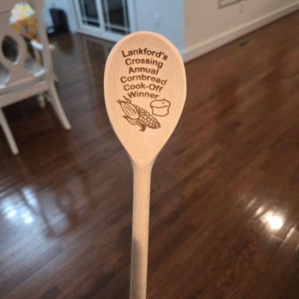 Chili Cook off Prizes Wooden Spoons Set of 3 Soup Cook off Champion ...