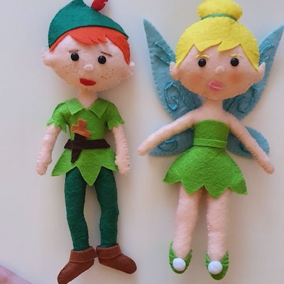 PDF Sewing Pattern to Make a Felt Fairy and a Felt Peter Pan. - Etsy