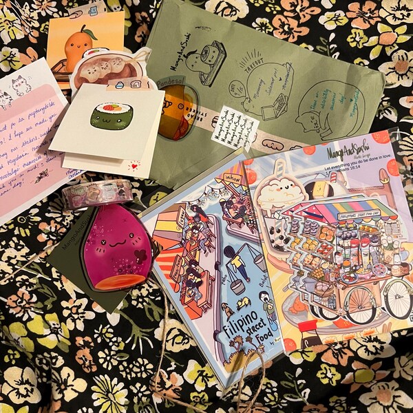 Filipino Street Food Cart, Philippines Street Food Cart Sticker - Matte ...