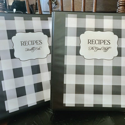 EDITABLE Recipe Book Template, Personalized Cookbook Printable, Family ...