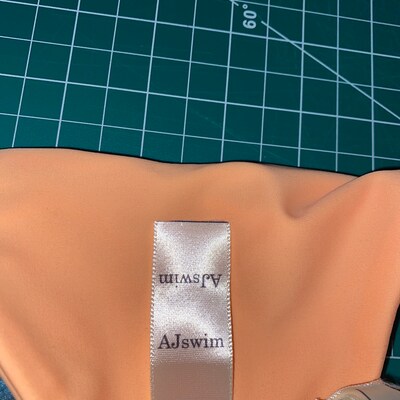 Personalized Ribbon Label Ribbon Labels Sewing Labels Knitting Label ...