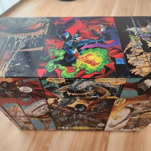 CUSTOM SPIDER-MAN Decoupage Comic Book Storage Box - Etsy