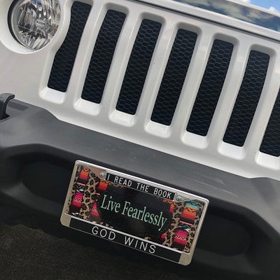 Praise the Lord License Plate Frame - Etsy