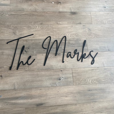 Birthday Backdrop Name Sign, Name Sign for First Birthday Party, Wood ...