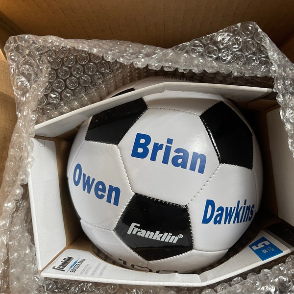 Customized Personalized Soccer Ball, the Perfect Soccer Gift, Multiple ...