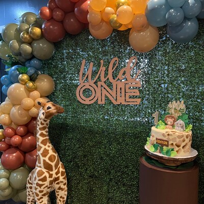 Wild One Sign, Party Backdrop Sign, Boy First Anniversary Banner ...